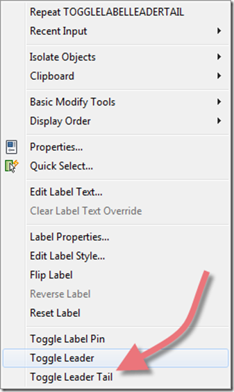 Civil 3D Reminders: Toggle Leader Tail